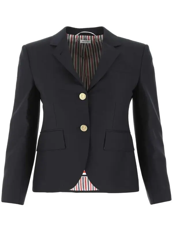 Thom Browne High Armhole Sport Coat Fit 3 In Super 120’s Twill