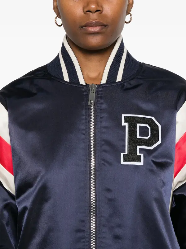 PAROSH Logo Patch Bomber Jacket