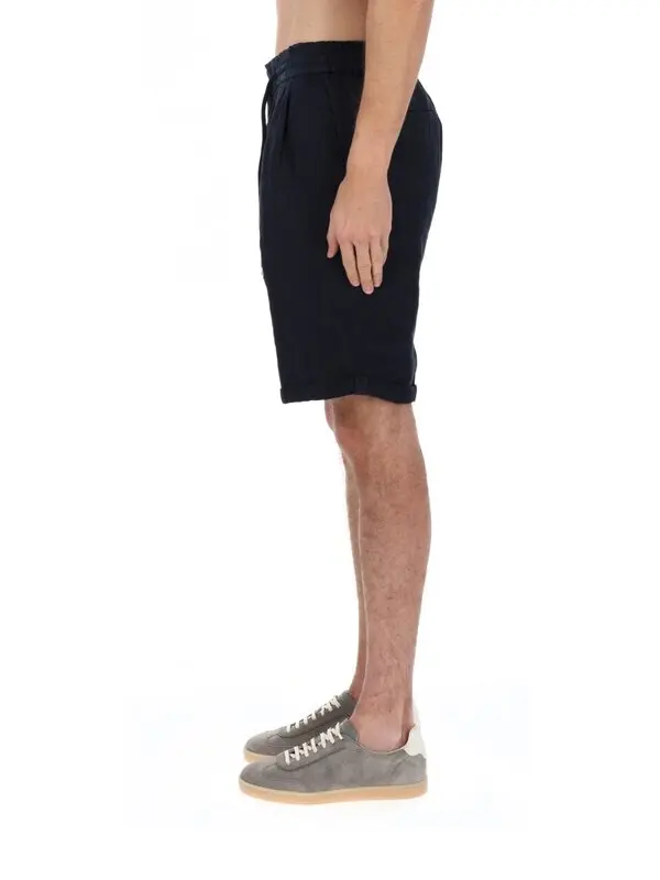 Brunello Cucinelli Elastic Waist Bermuda - Black