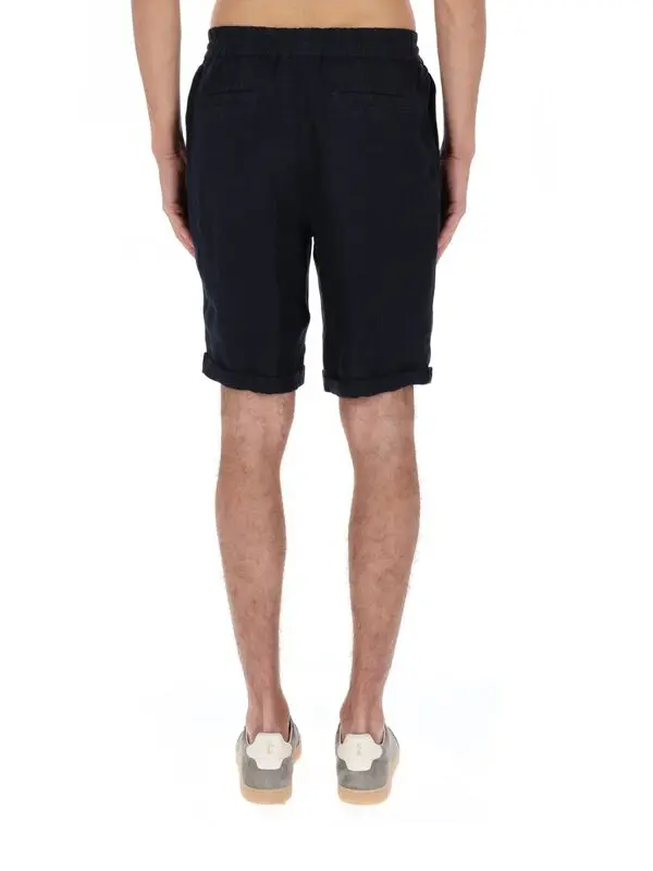 Brunello Cucinelli Elastic Waist Bermuda - Black