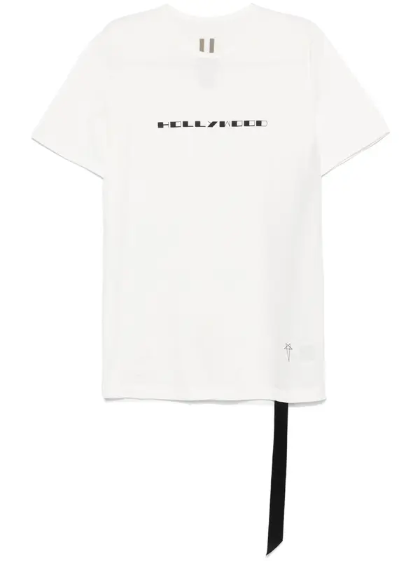 Rick Owens Level T-shirt - Milk/black