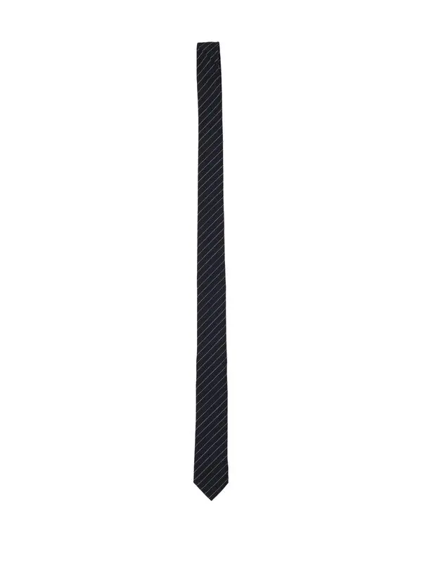 Thom Browne Classic Pinstripe Neck Tie - Navy
