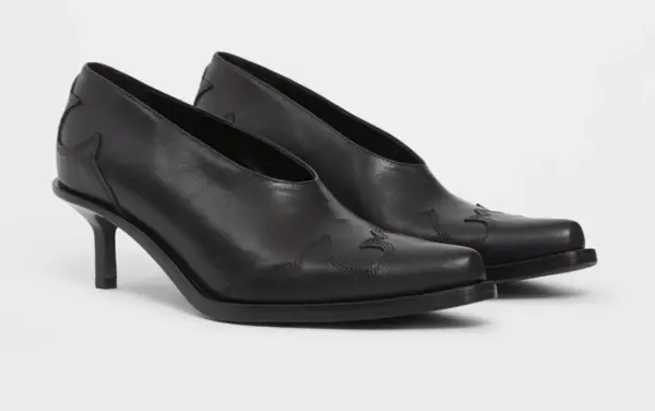 ANN DEMEULEMEESTER Janeka Western Stitched Pumps