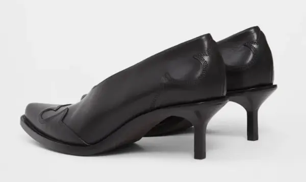 ANN DEMEULEMEESTER Janeka Western Stitched Pumps