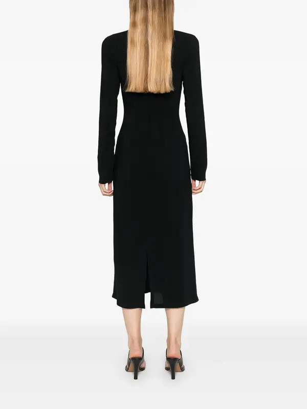 Vivetta Floral Embroidered Midi Dress