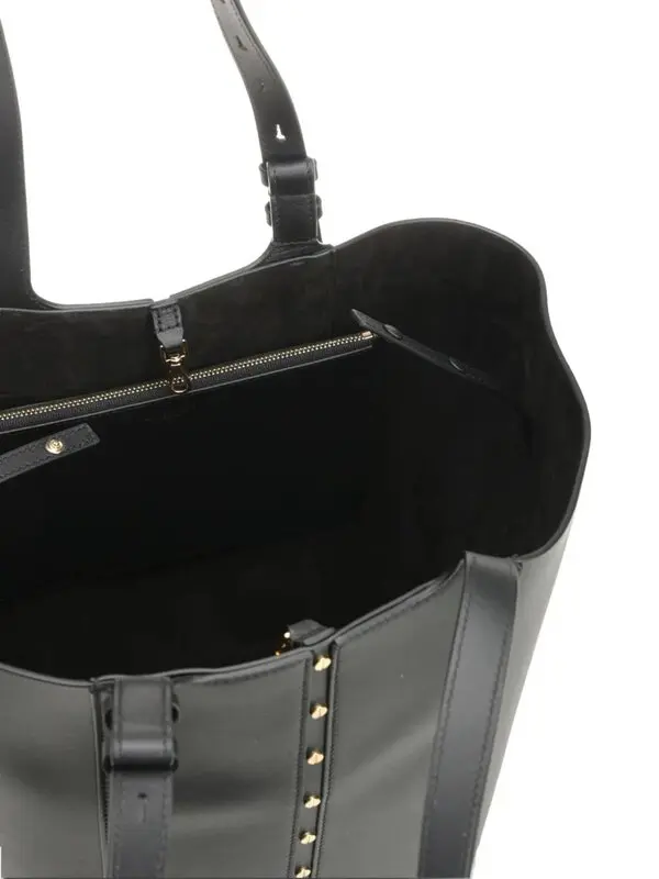 GOLDEN GOOSE Shopping 24.7 N/s Smooth Calfskin Leather Body - Black