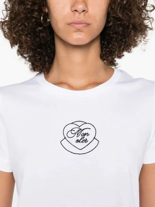Moncler Short-sleeve T-shirt - White