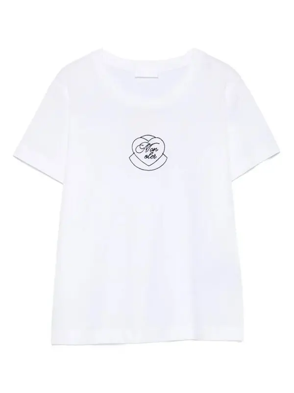Moncler Short-sleeve T-shirt - White