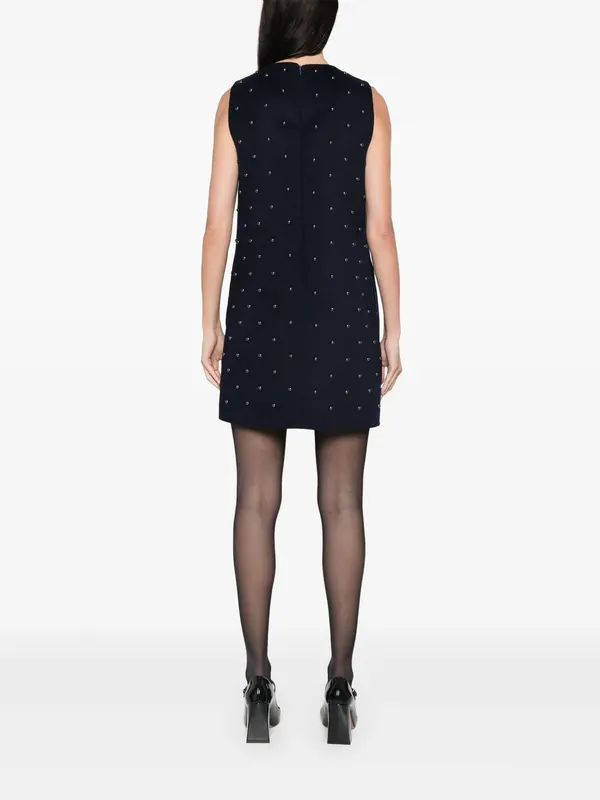PAROSH Studded Wool Dress