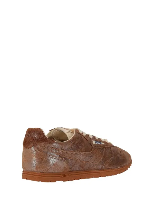AUTRY Windspin Low Wom Louspar/nyl - Brn/ivory