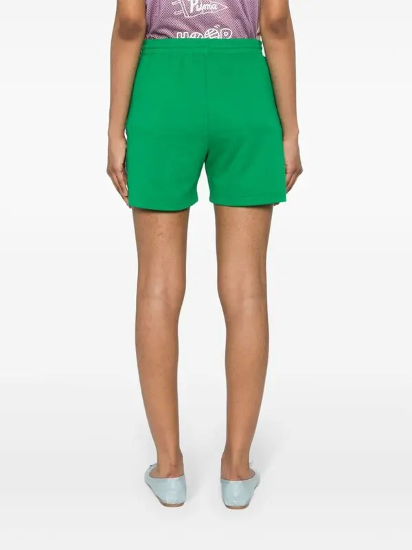 PAROSH Striped Jersey Shorts - Verde