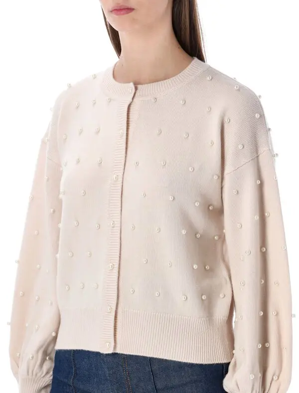 Zimmermann Wool Beaded Cardigan