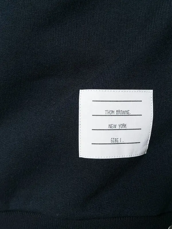 Thom Browne Crewneck Pullover With Stripe Detail