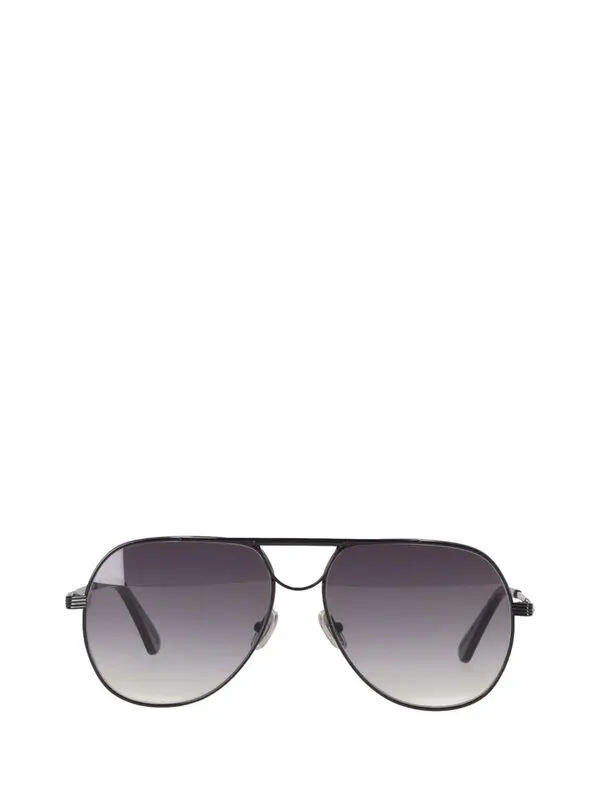 GOLDEN GOOSE Aviator Carter Metal - Gunmetal/ Grey