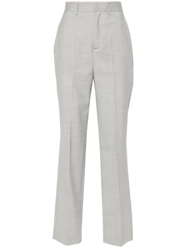 PAROSH High-waisted Virgin Wool Trousers