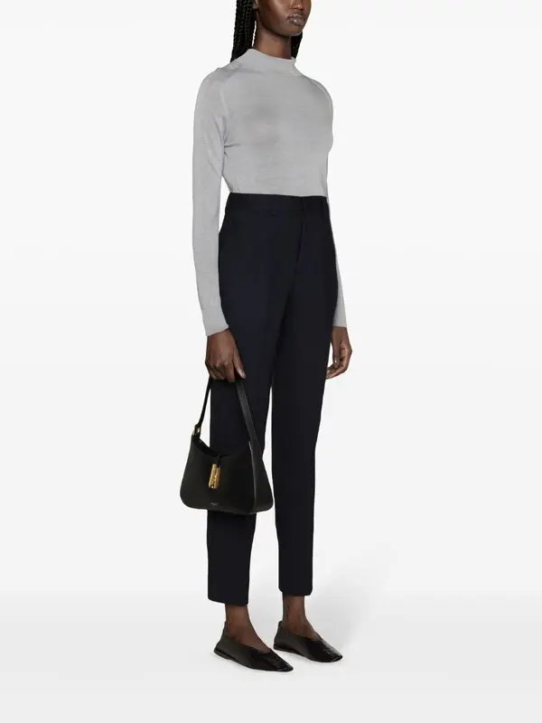 PAROSH Virgin Wool Tailored Trousers