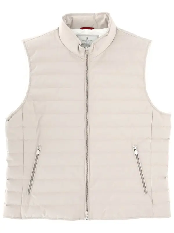 Brunello Cucinelli Padded Vest - Beige