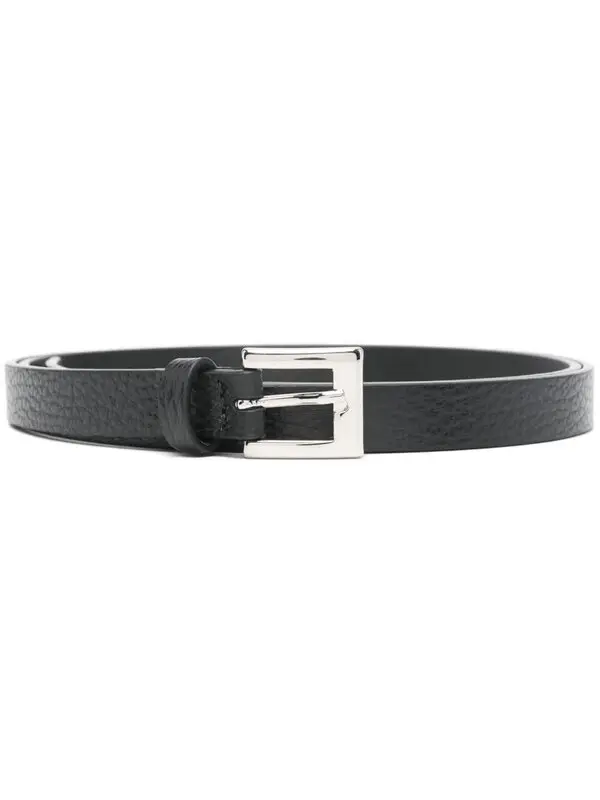 PAROSH Bobelt Leather Belt - Nero
