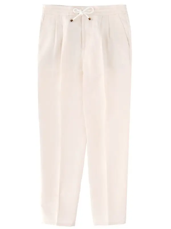 Brunello Cucinelli Linen-blend Trousers