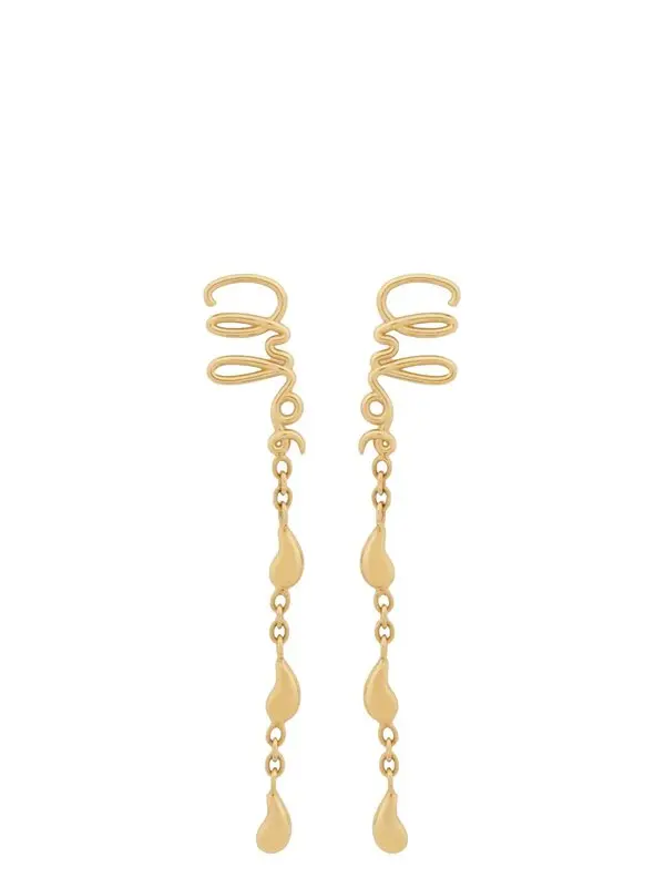Chloé Iconic Dangle Earrings - Gold