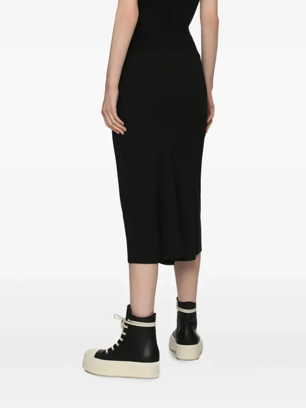 Rick Owens Bias Knee Length Skirt