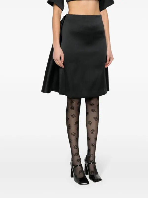 PAROSH Layered Detail Midi Skirt