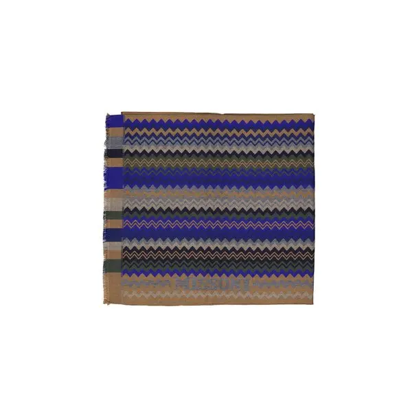 Missoni Wool Scarf - Blue