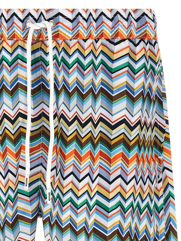 Missoni Irregular Zig Zag Print Swimsuit
