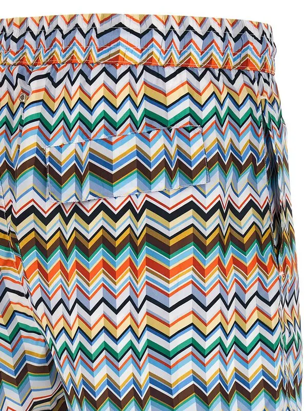 Missoni Irregular Zig Zag Print Swimsuit
