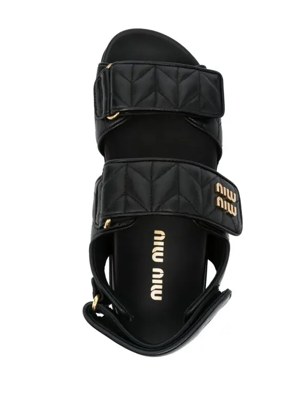 Miu Miu Sandali Nappa Matelassé Sandals