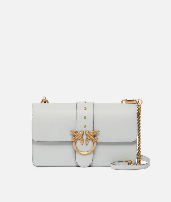 Pinko Love One Classic Shoulder Bag - Grey