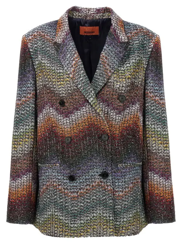 Missoni Lamé And Sequin Viscose Blazer - Multicolor