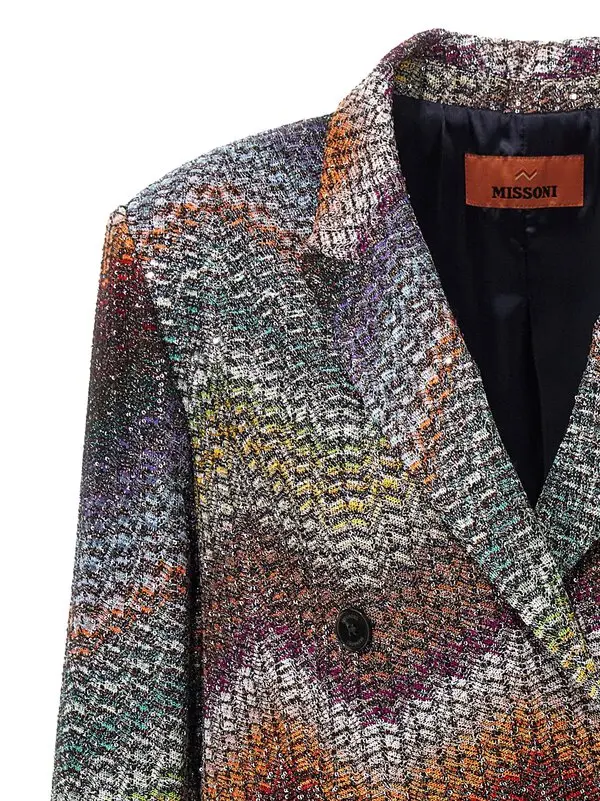 Missoni Lamé And Sequin Viscose Blazer - Multicolor