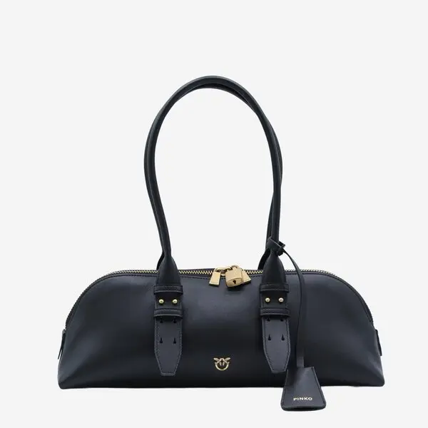 Pinko Leather Bowling Bag