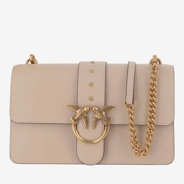 Pinko Love One Classic Bag - Beige