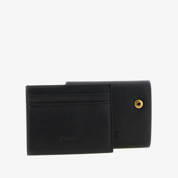 Pinko Leather Wallet With Lettering