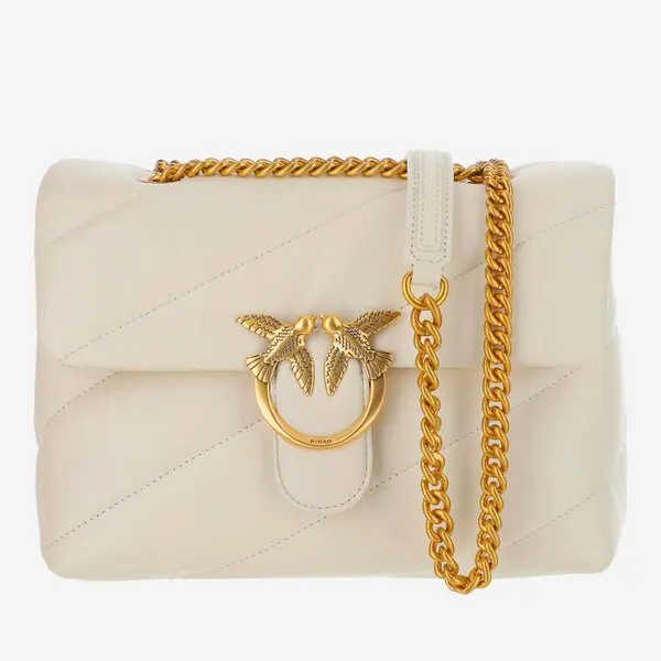Pinko Love Classic Puff Bag - White