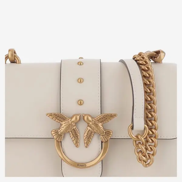Pinko Love One Mini Bag - White