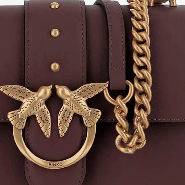 Pinko Love One Mini Bag - Borgogna