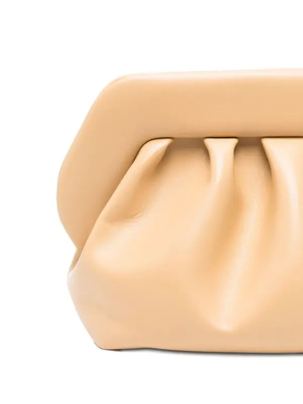 THEMOIRE Bios Vegan Leather Clutch - Beige