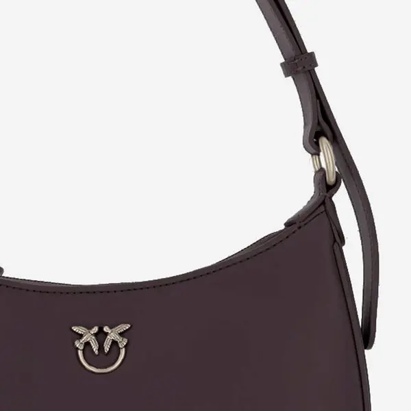 Pinko Simply Love Half Moon Mini Bag - Bordeaux