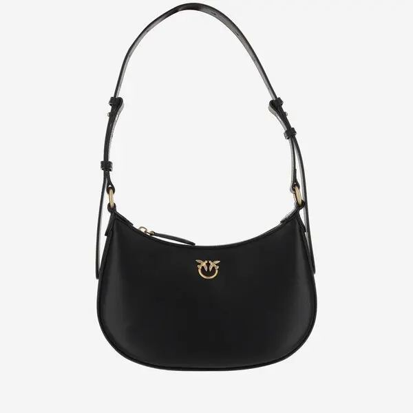 Pinko Simply Love Half Moon Mini Bag - Black