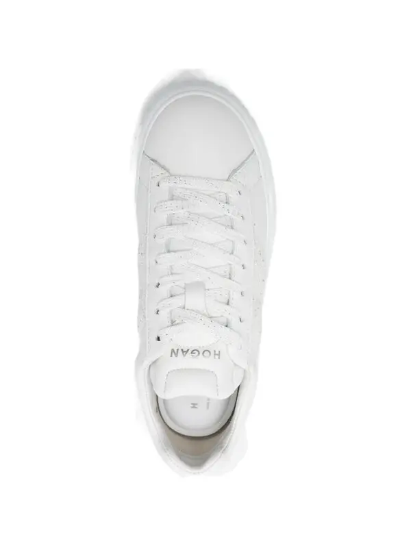 Hogan H Stripes Leather Sneakers