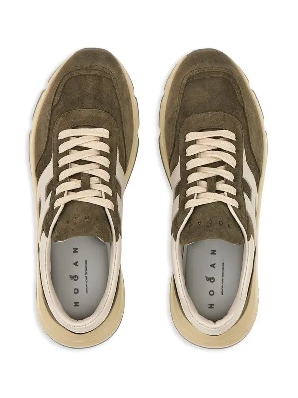 Hogan Hyperlight Leather Sneakers - Green