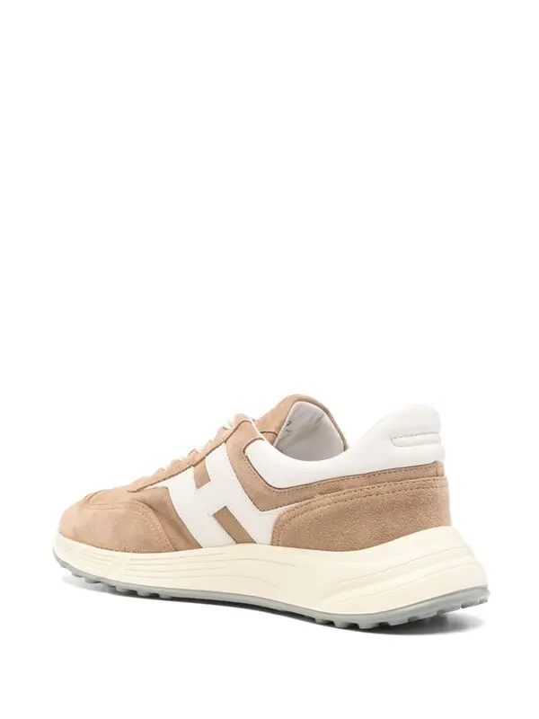 Hogan Hyperlight Leather Sneakers - Beige