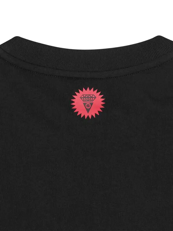 ICECREAM Running Dog Cotton T Shirt - Black