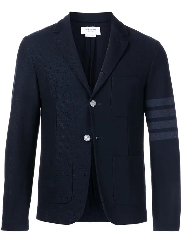 Thom Browne Sport Coat In Double Face Tech Twill
