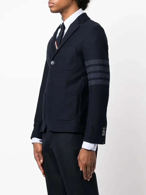 Thom Browne Sport Coat In Double Face Tech Twill