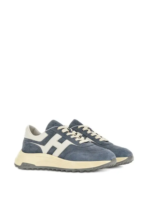 Hogan Hyperlight Leather Sneakers - Clear Blue