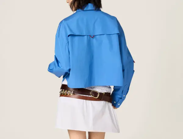 Miu Miu Poplin Skirt